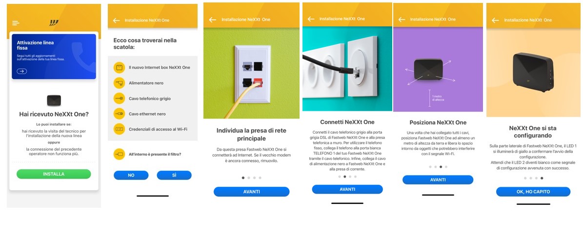 MyFastweb - NeXXt One Installazione